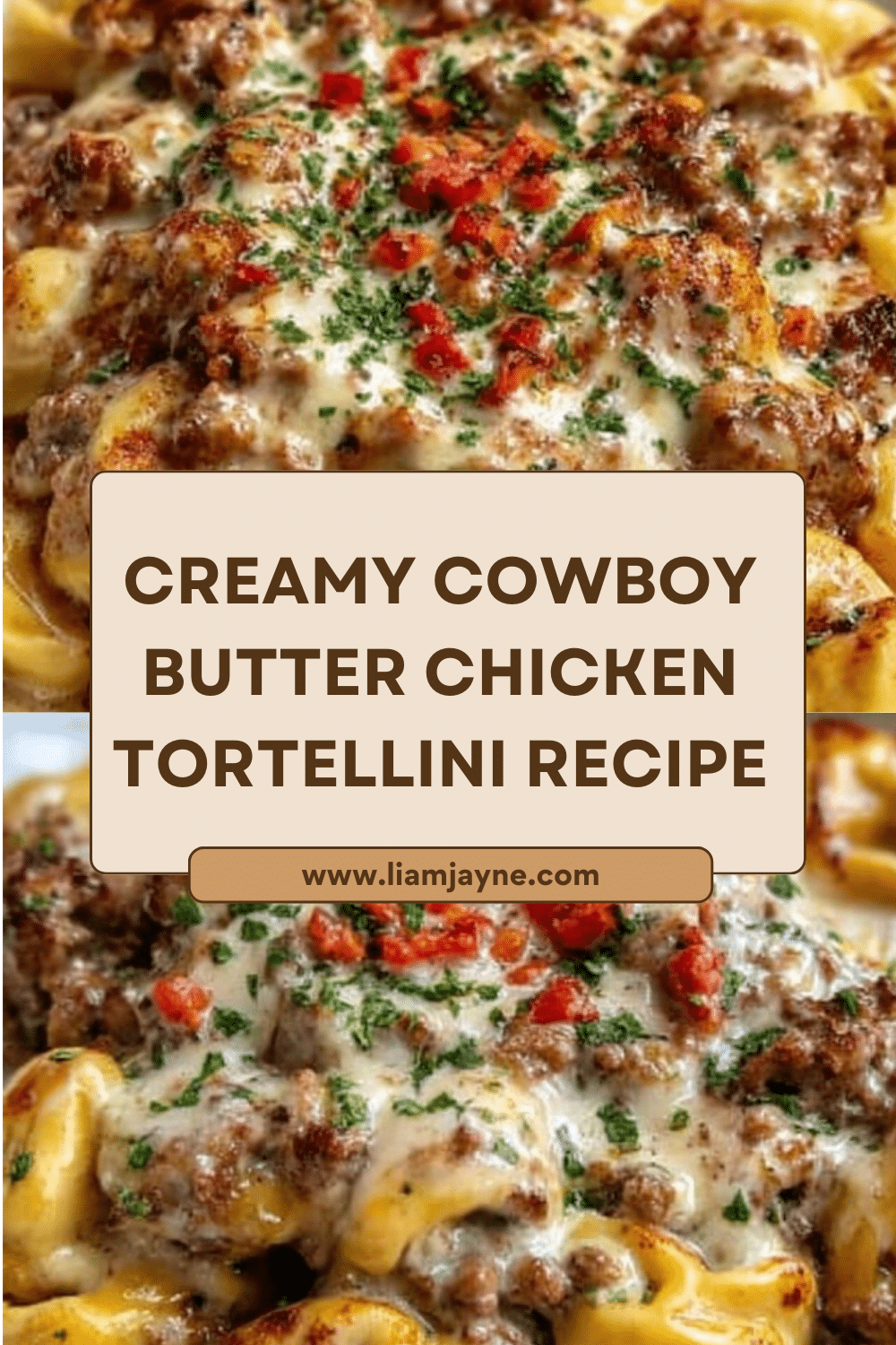 Cowboy Butter Garlic Chicken Tortellini with Red Peppers – Flavorful ...